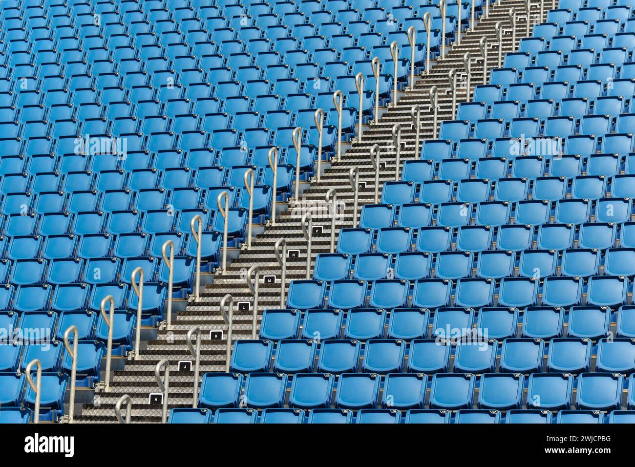 Empty grandstand, Edinburgh Military Tattoo, Edinburgh Castle ...