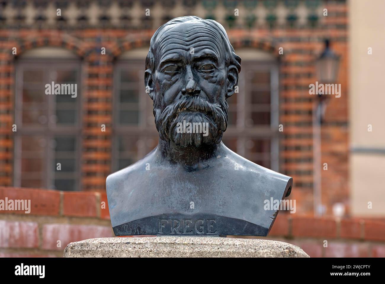 Bust of Friedrich Ludwig Gottlob Frege, 1848 -1925, was a German ...