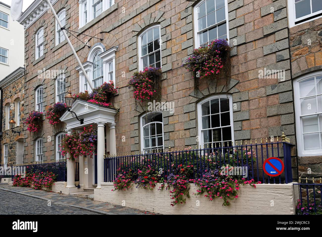 Constables Office in St Peter Port, police station, Channel Island ...