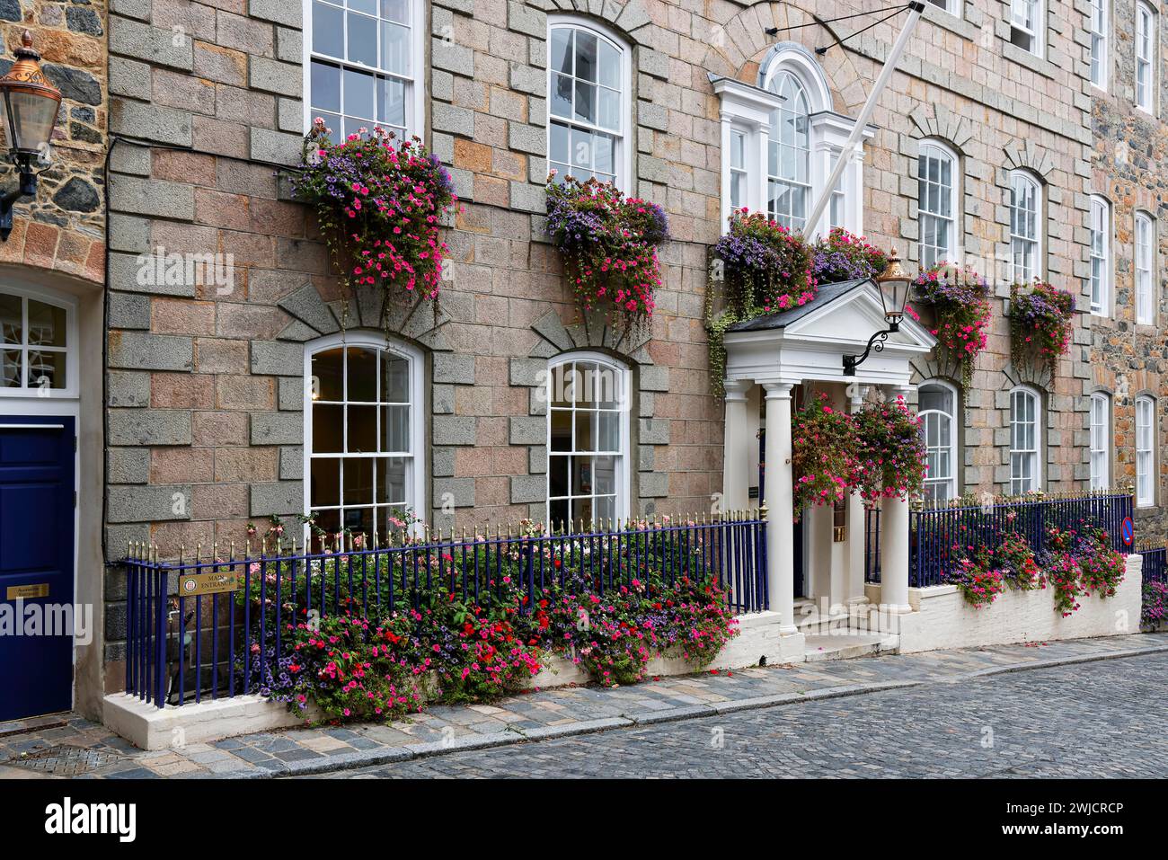 Constables Office in St Peter Port, police station, Channel Island ...