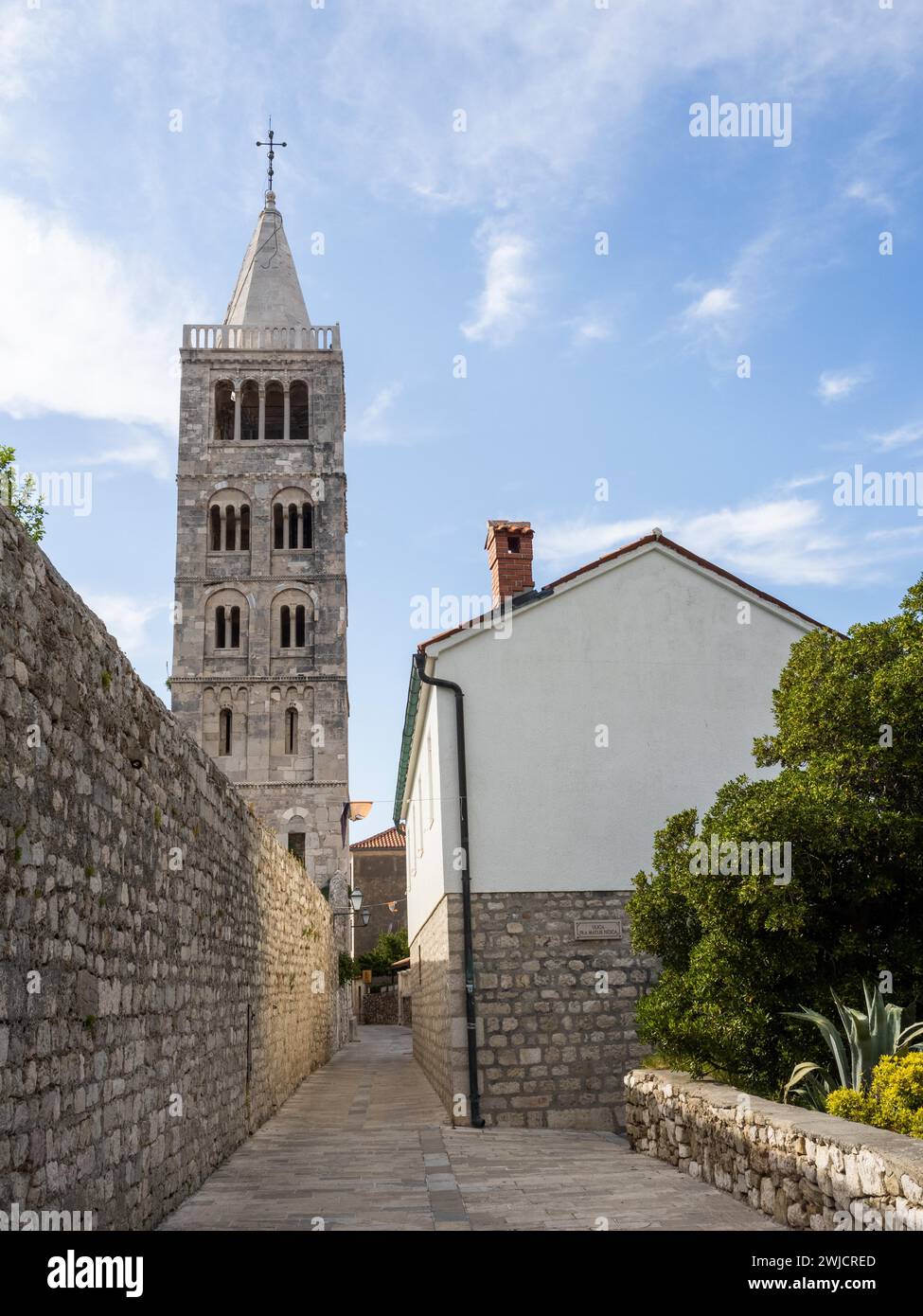 Bell tower of the former Cathedral of the Assumption of the Virgin Mary ...