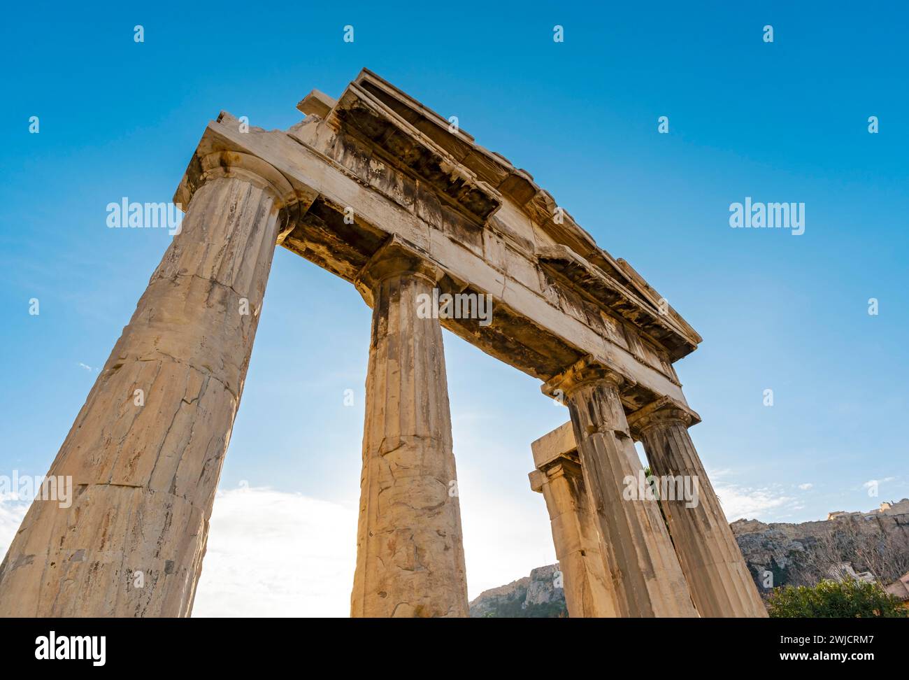 Athens agora view hi-res stock photography and images - Alamy