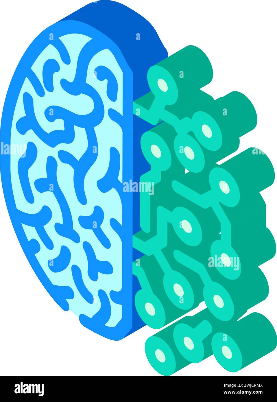 brain circuitry neuroscience neurology isometric icon vector ... brain circuitry neuroscience neurology isometric icon vector ...