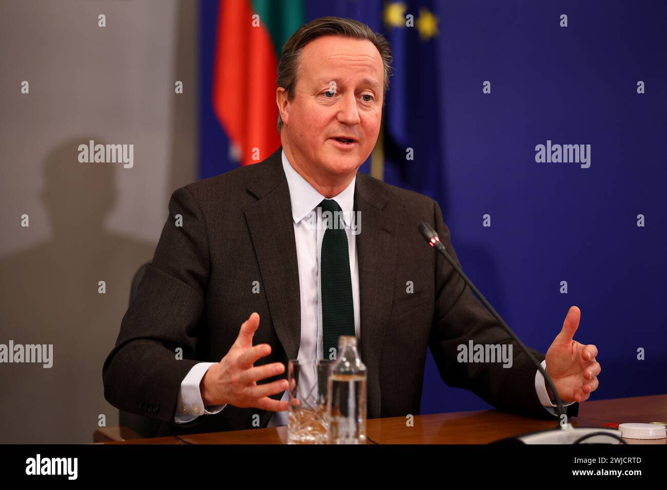 Sofia, Bulgaria - 14 February 2024: British Foreign Secretary David ...