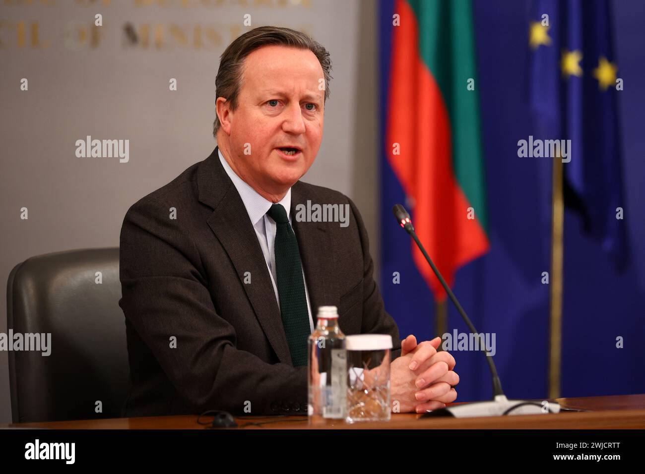 Sofia, Bulgaria - 14 February 2024: British Foreign Secretary David ...