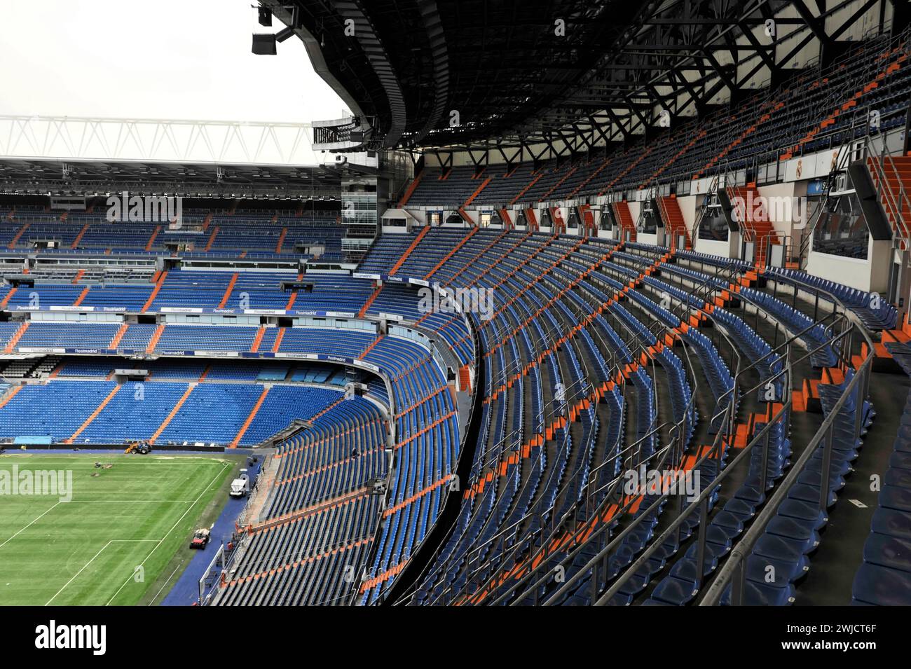 Estadio Santiago Bernabeu, football stadium of the Spanish club Real ...