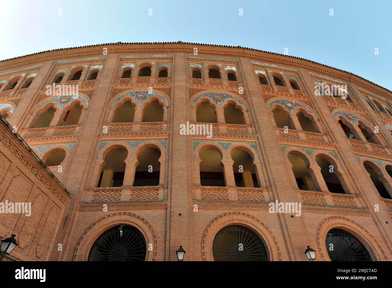 Exterior View Facade Las Ventas Bullring Plaza De Toros Las Ventas