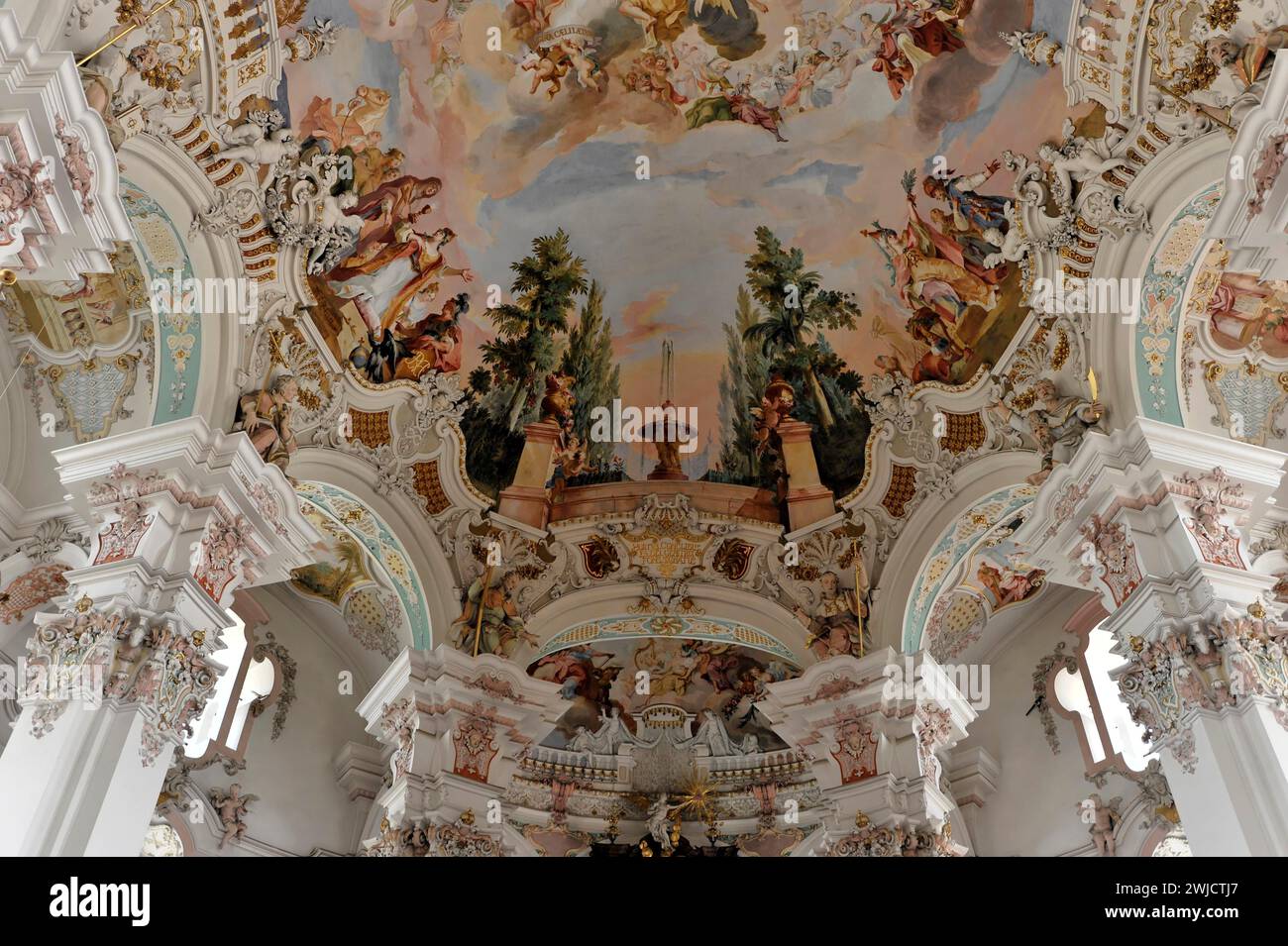 Pilgrimage church of St Peter and Paul, built by the Zimmermann ...