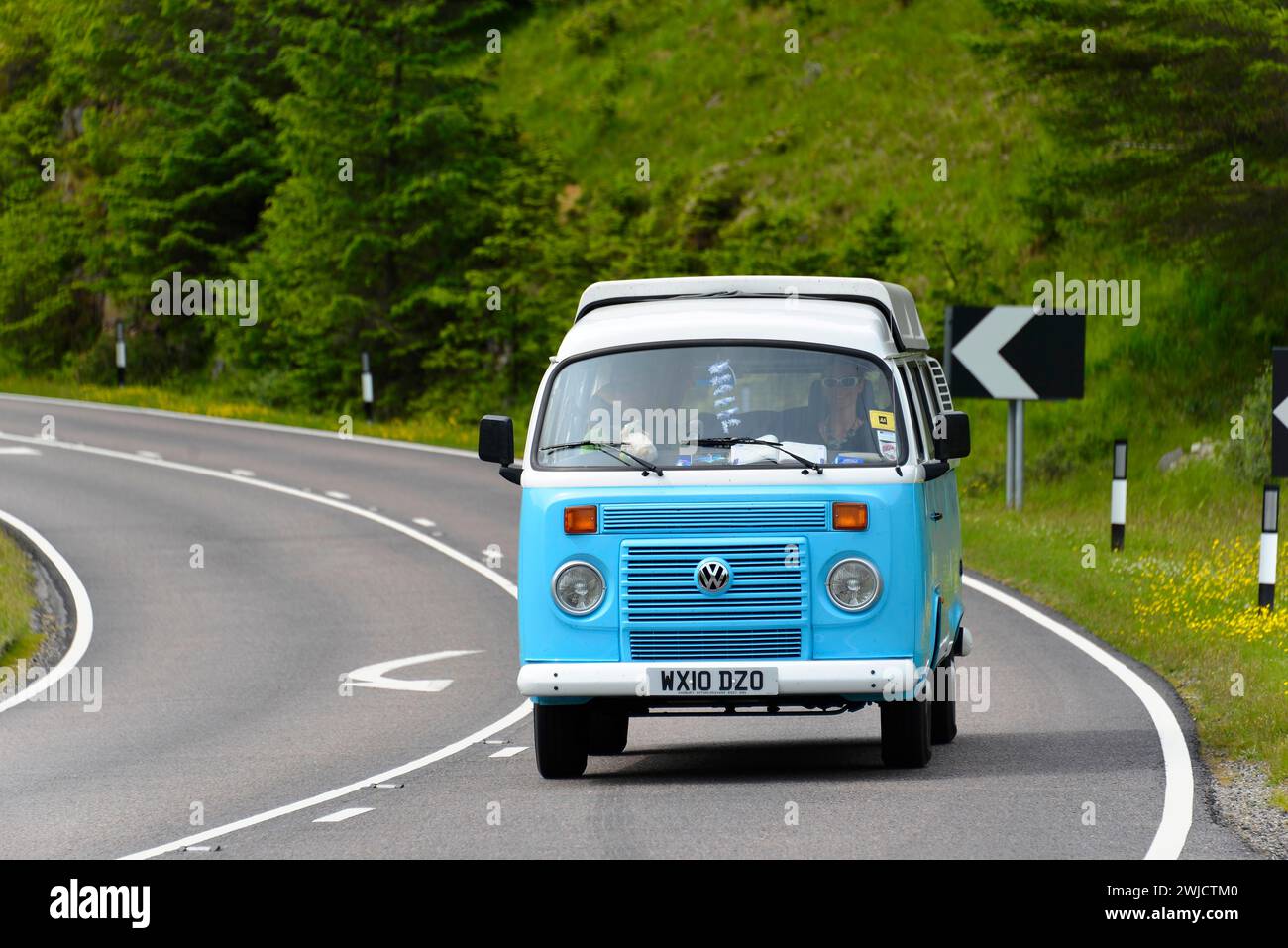 VW Bus, Isle of Skye, Isle of Skye, Inner Hebrides, Highlands and ...