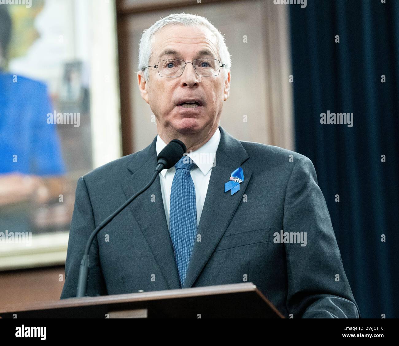 Washington, United States. 14th Feb, 2024. Michael Herzog, Israel's ...