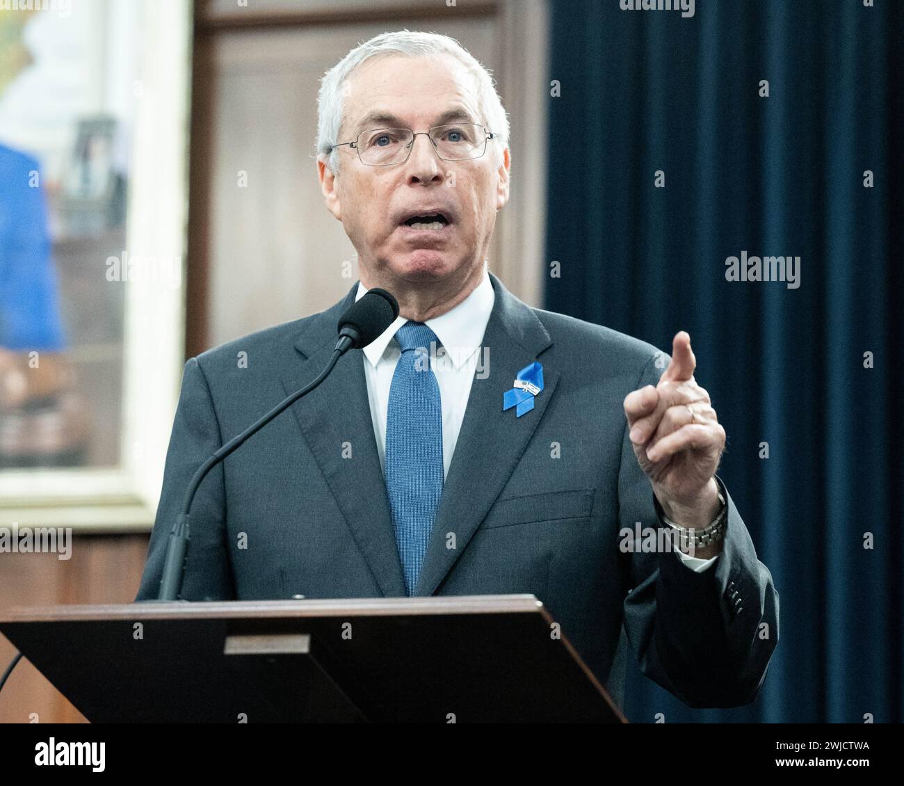 Washington, United States. 14th Feb, 2024. Michael Herzog, Israel's ...