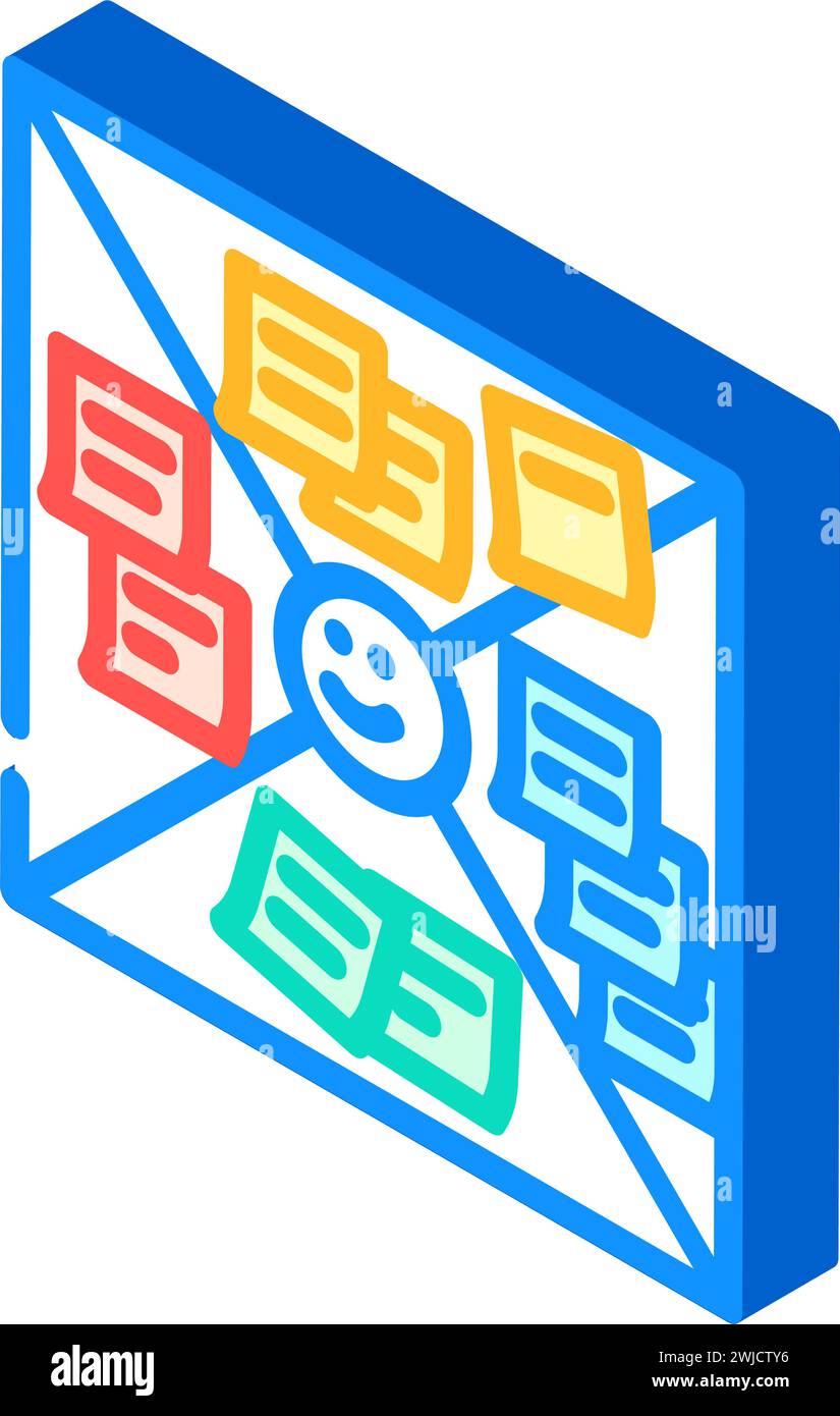 empathy map ux ui design isometric icon vector illustration Stock ... empathy map ux ui design isometric icon vector illustration Stock ...