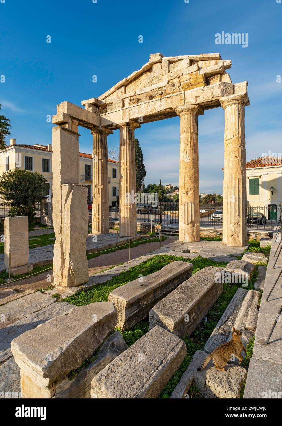 Gate of athena archegetis hi-res stock photography and images - Alamy