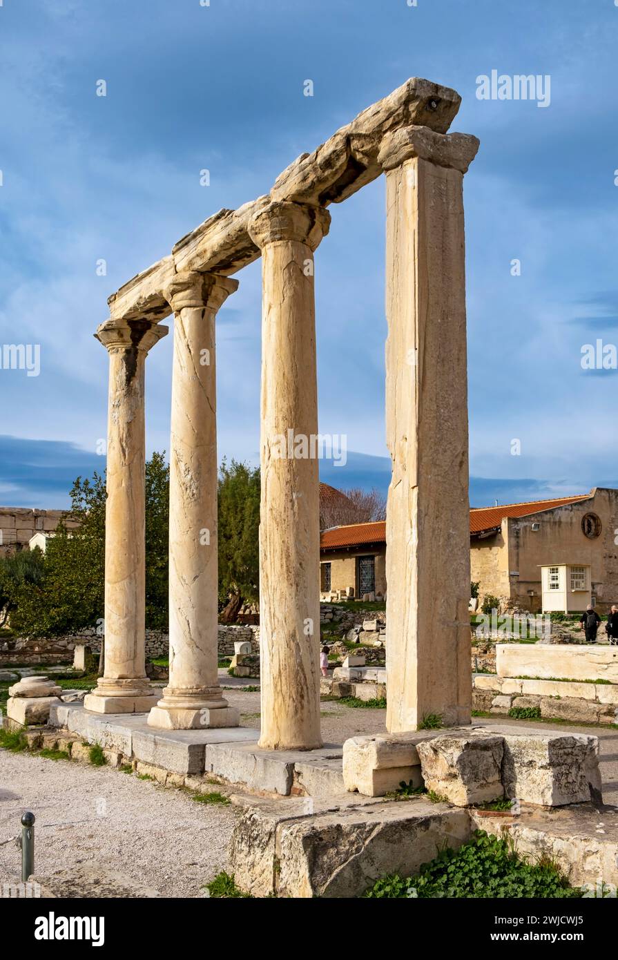 Ruins of the Tetraconch church in the Hadrian's Library complex, Athens ...