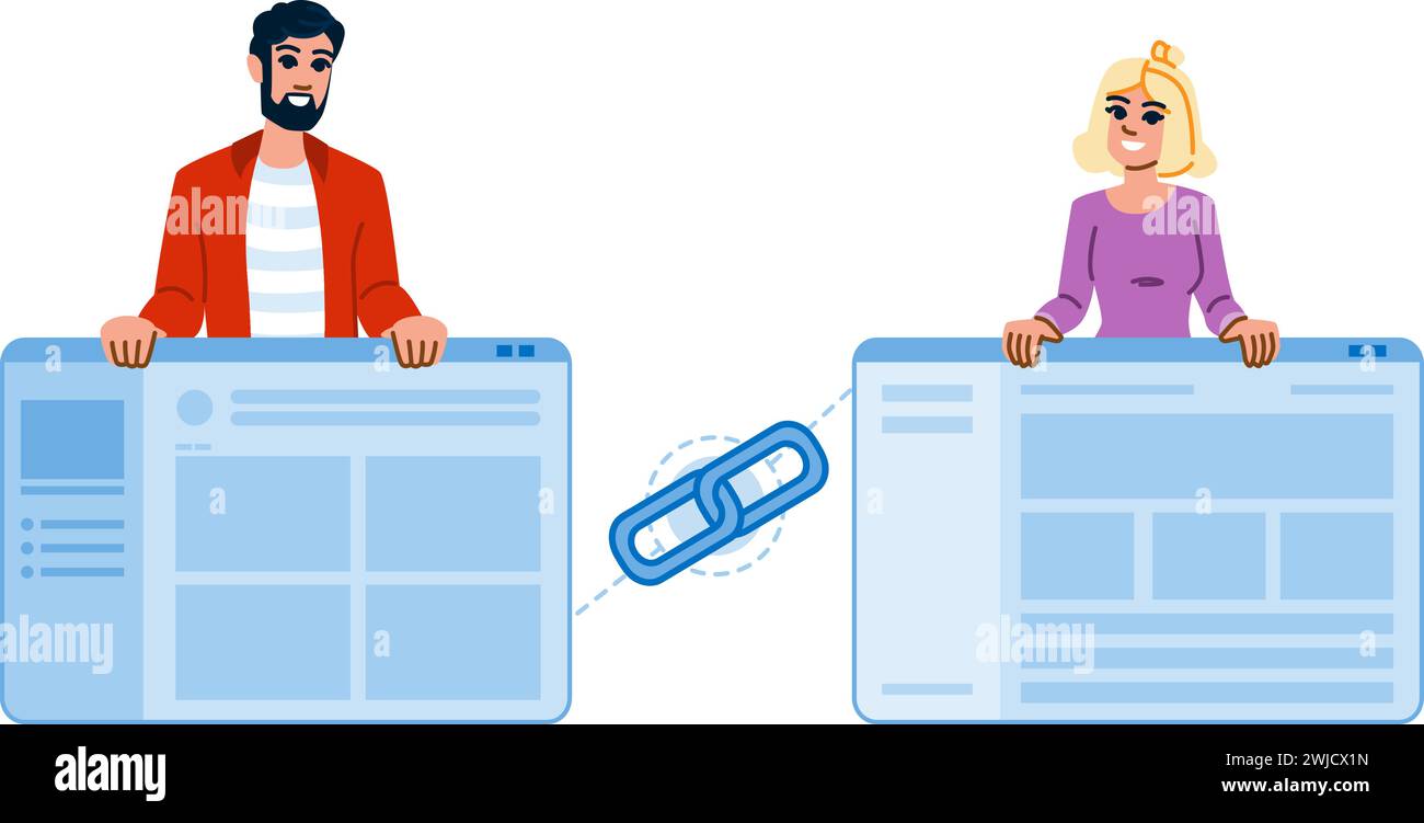 web external linking vector Stock Vector Image & Art - Alamy