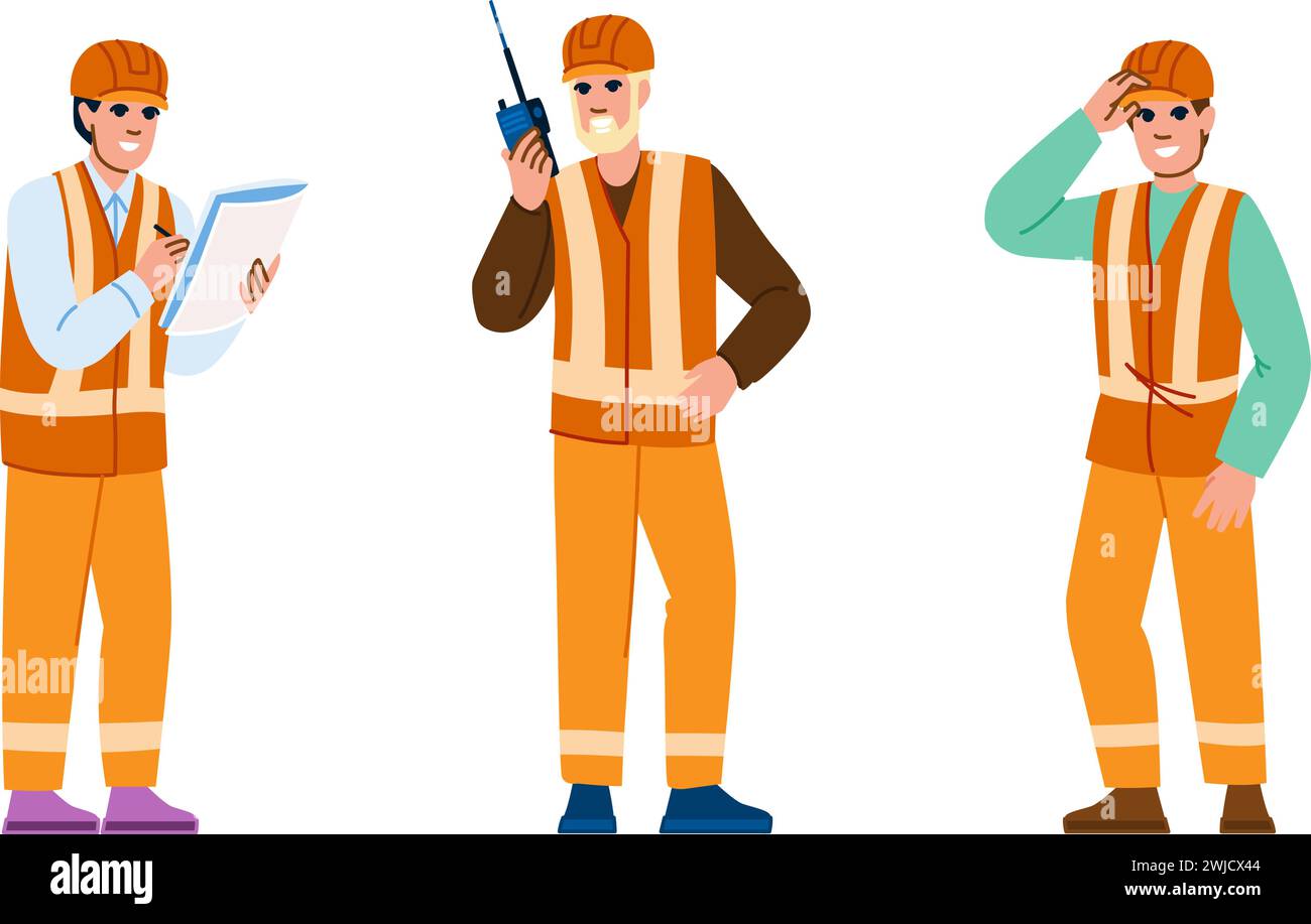 portrait foreman man vector Stock Vector Image & Art - Alamy