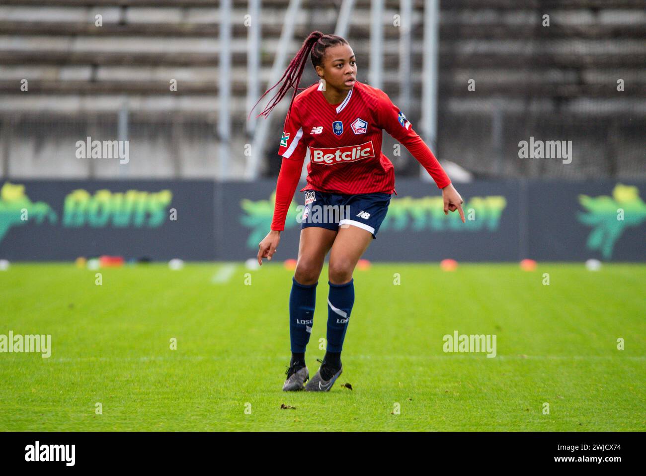 Jessy Roux of LOSC Lille during the Women's French Cup, Quarter-final ...