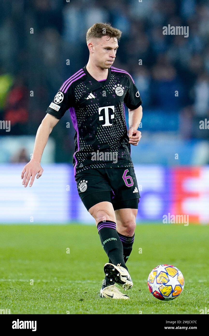 Rome, Italy. 14th Feb, 2024. Joshua Kimmich of FC Bayern Munich during ...