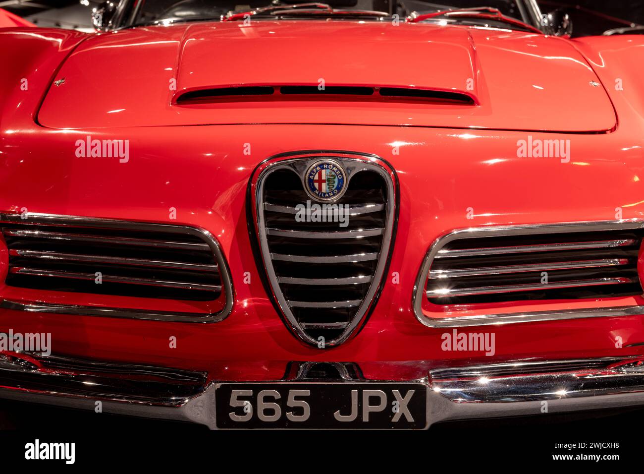 Sparkford.Somerset.United Kingdom.January 7th 2024.An Alfa Romeo 2600 ...