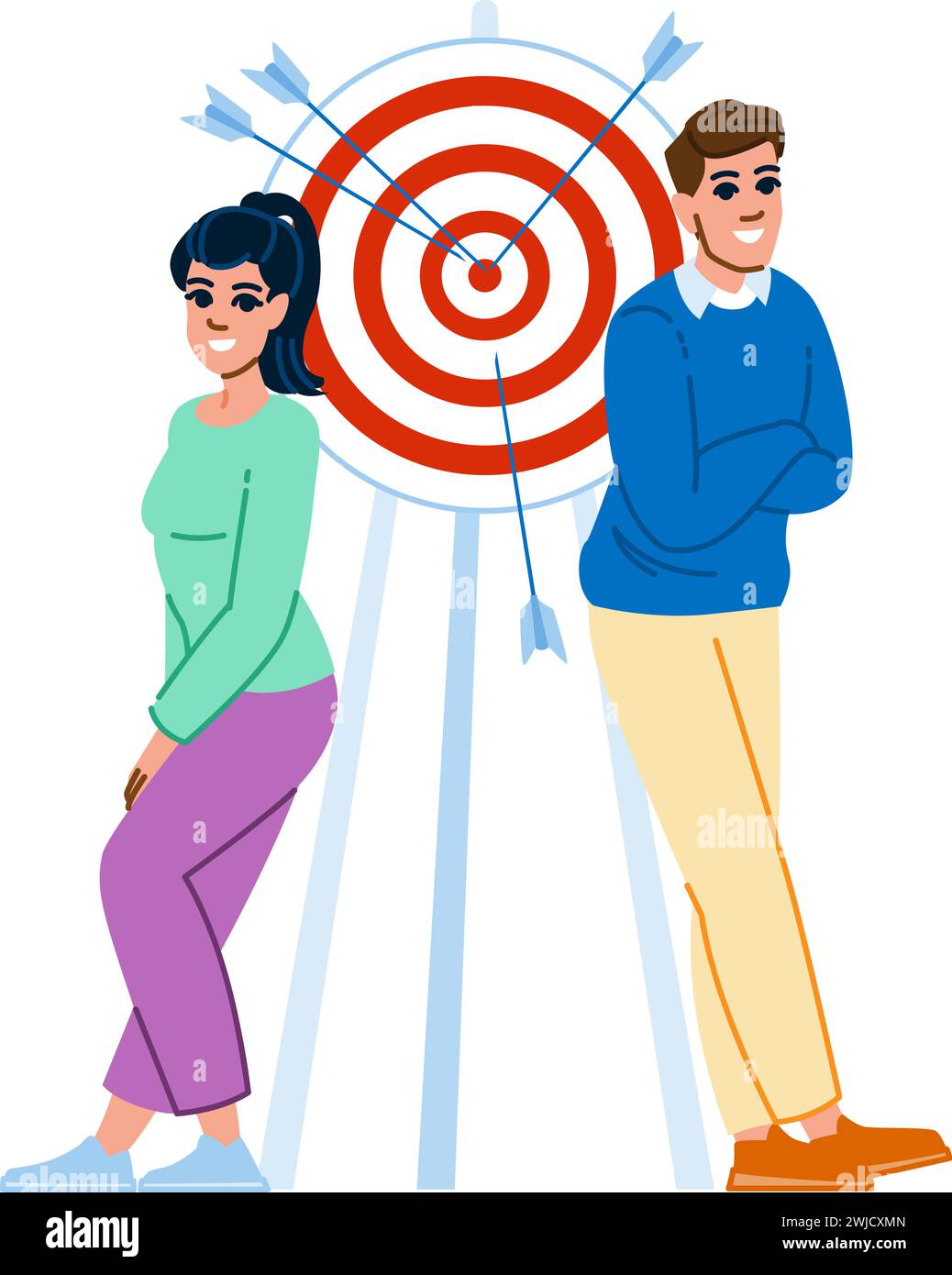 Focus group target customer client Cut Out Stock Images & Pictures - Alamy