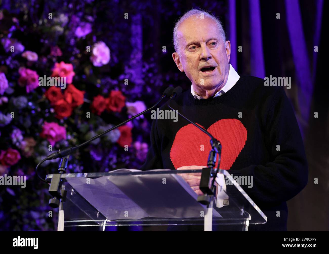 Gyles Brandreth giving a speech at a Celebration of Shakespeare event ...