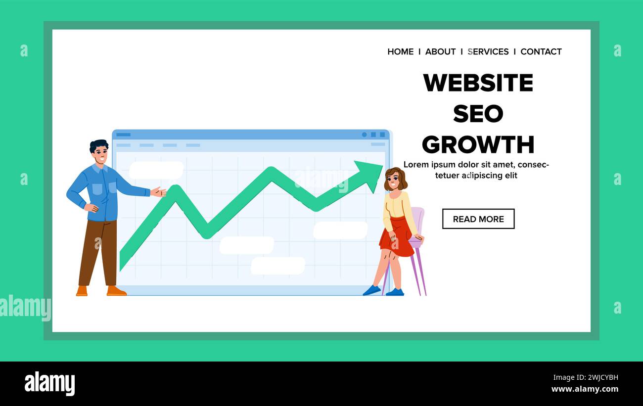 Data seo growth vector rank strategy hi-res stock photography and ...