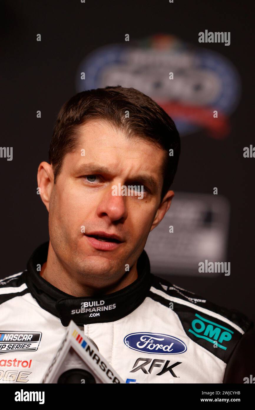 DAYTONA, FL - FEBRUARY 14: David Ragan ( #60 RFK Racing BuildSubmarines ...