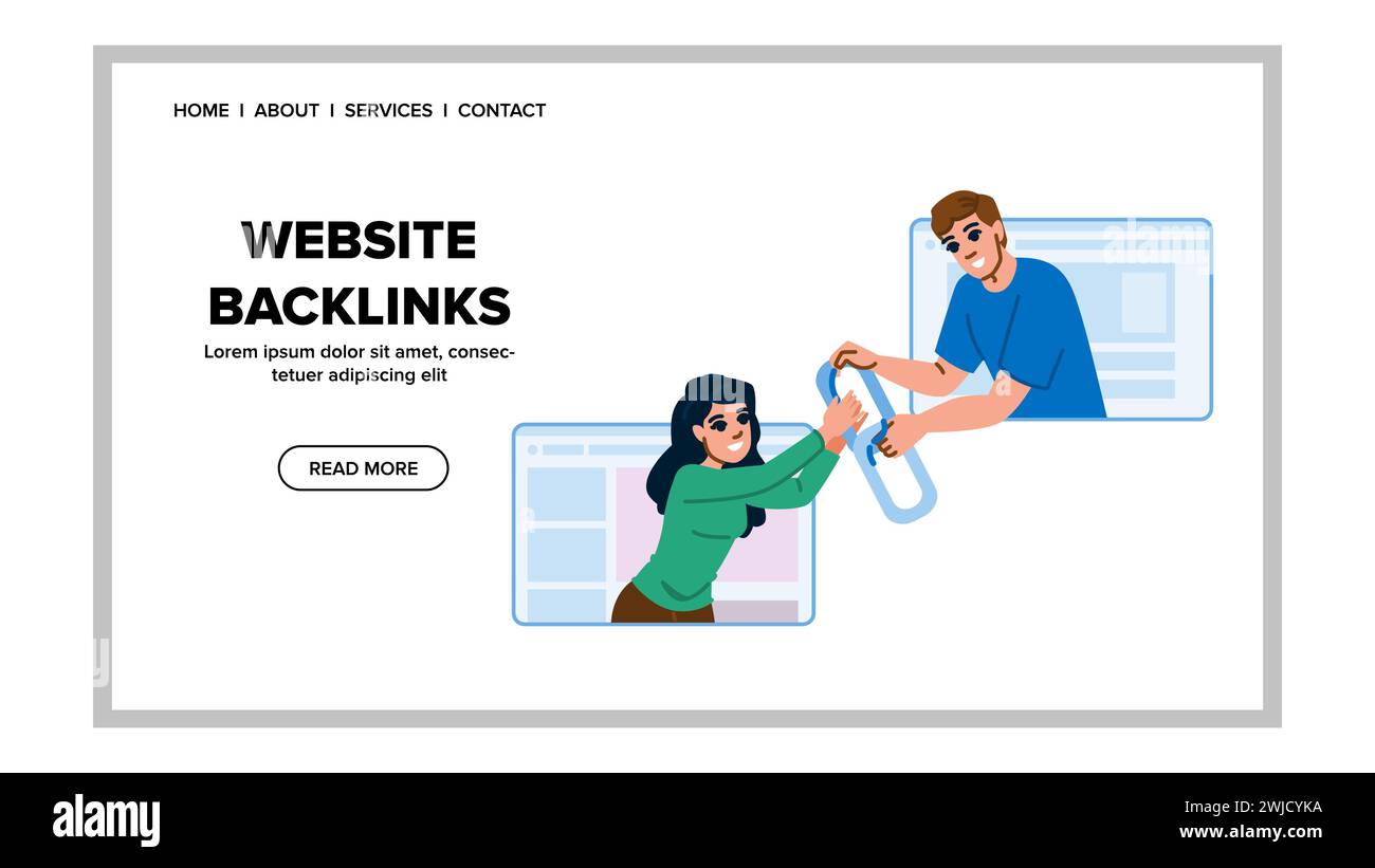 page website backlinks vector Stock Vector Image & Art - Alamy