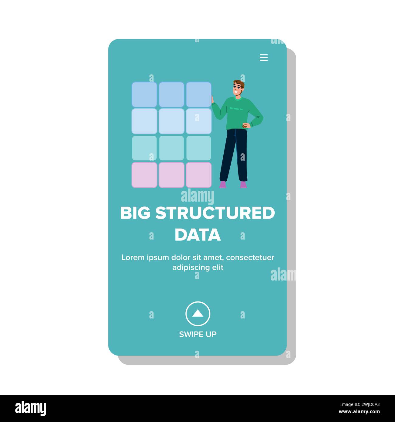 structure big structured data vector Stock Vector Image & Art - Alamy