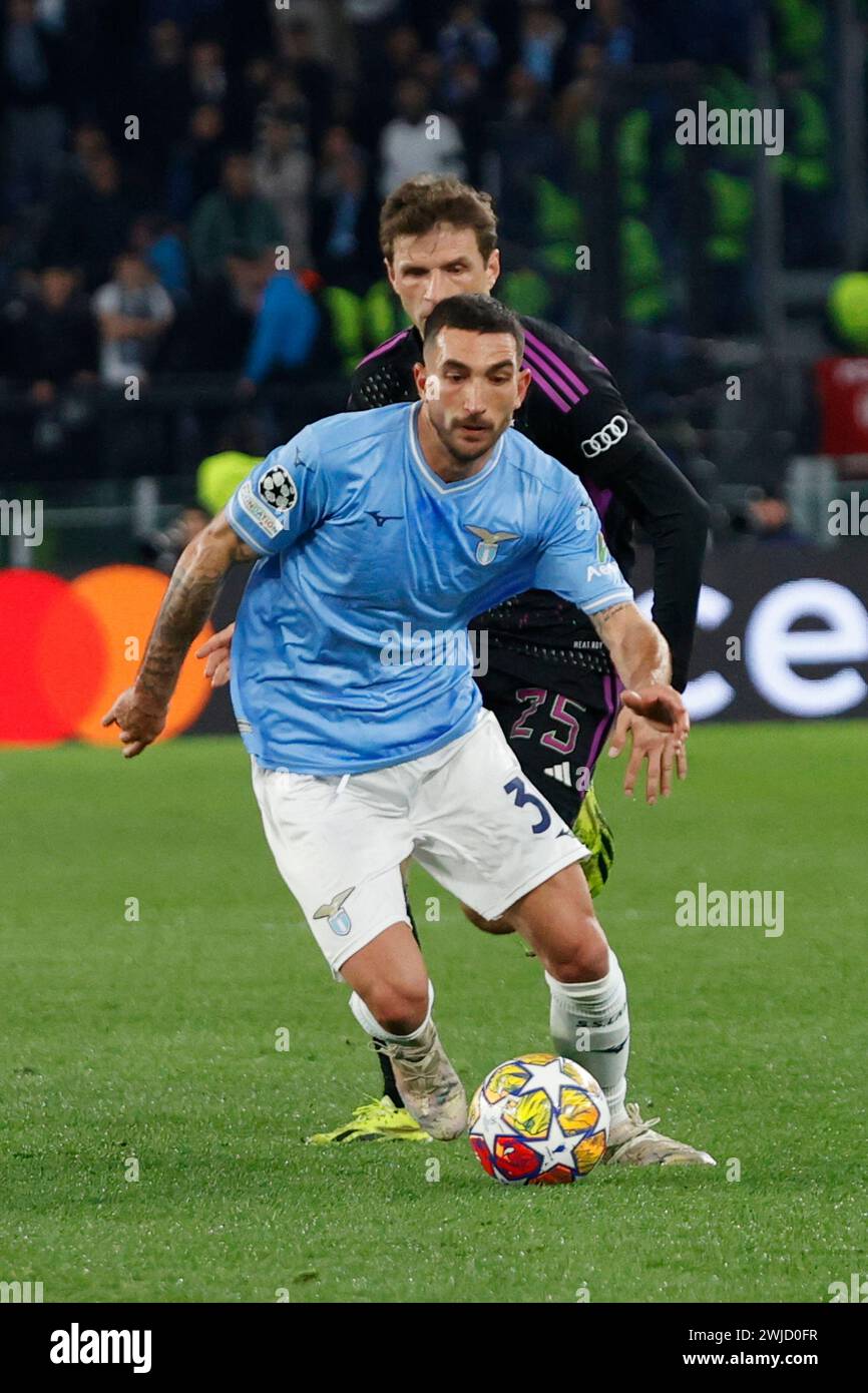 Stadio Olimpico, Rome, Italy. 14th Feb, 2024. Champions League Football ...