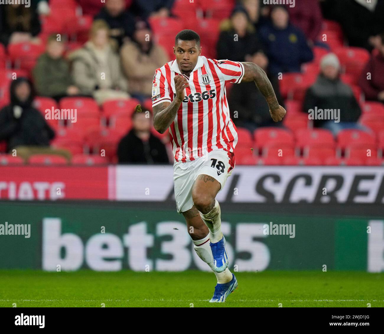 Wesley of Stoke City during the Sky Bet Championship match Stoke City ...