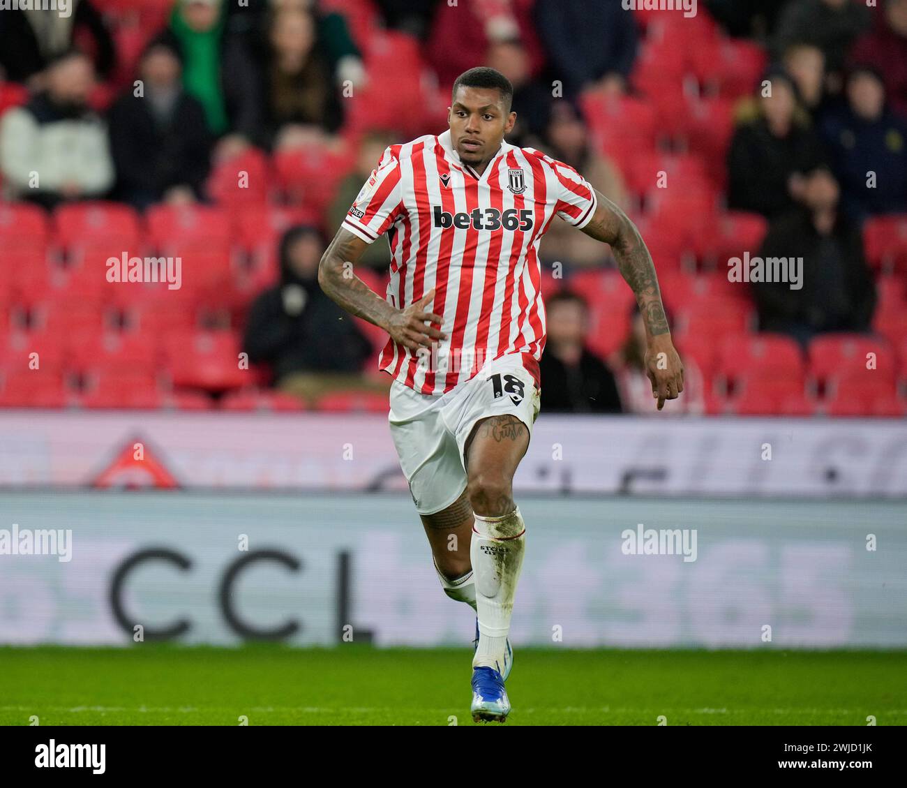 Wesley of Stoke City during the Sky Bet Championship match Stoke City ...