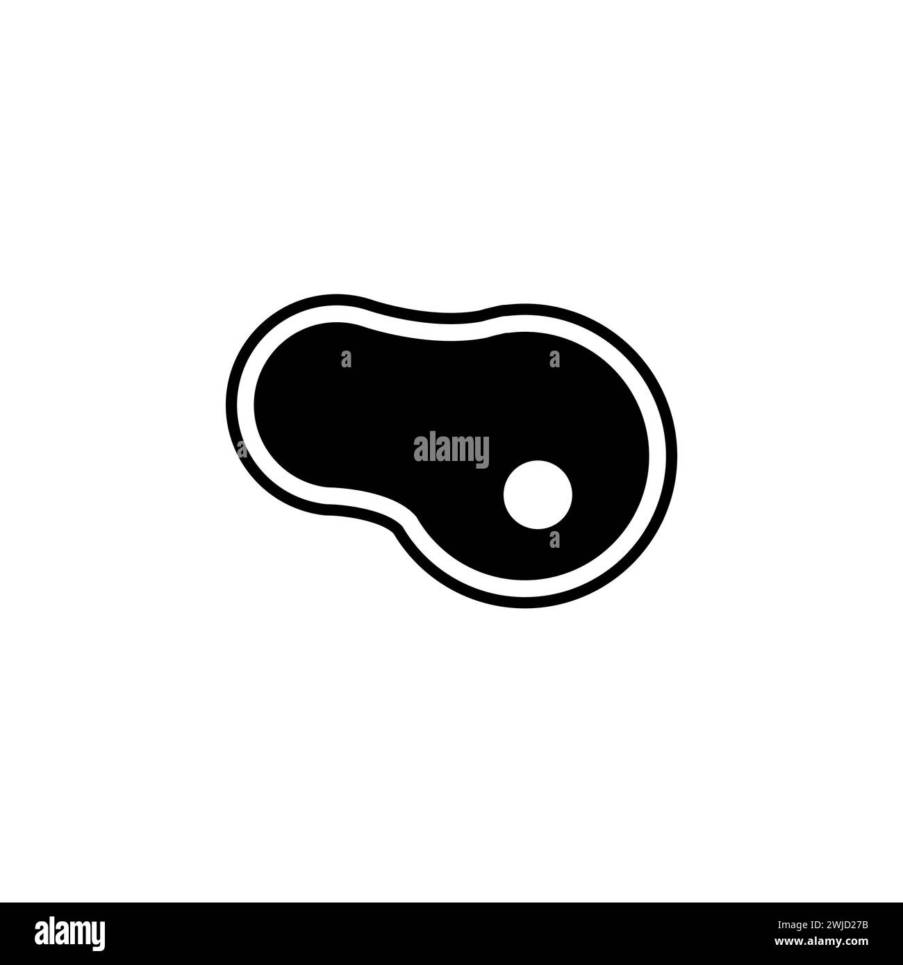 Beef Meat Steak flat vector icon. Simple solid symbol isolated on white background Stock Vector ...