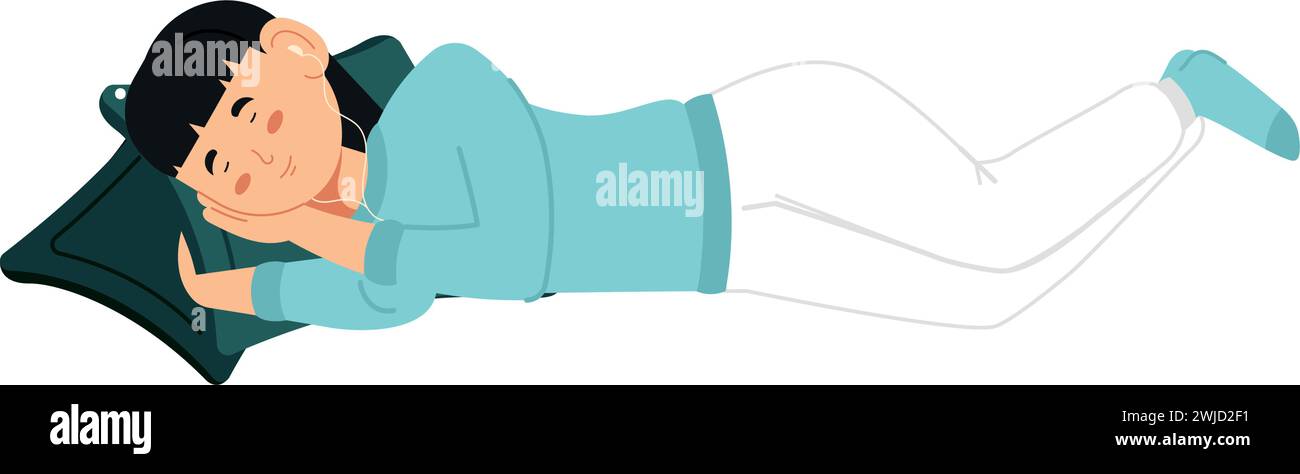 Sleeping woman cartoon with a pillow Vector Stock Vector Image & Art ...