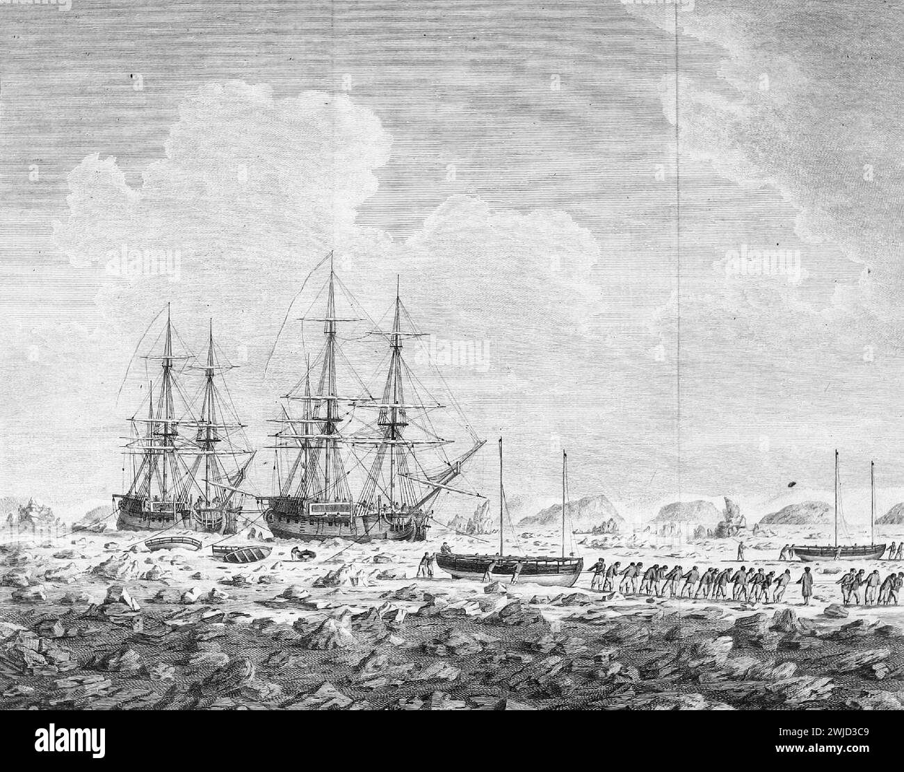 Against ice Black and White Stock Photos & Images - Alamy