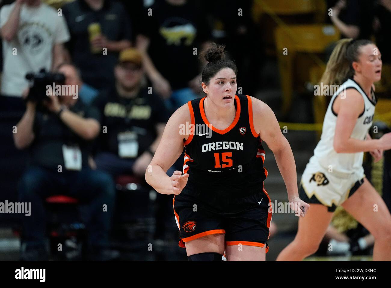 Oregon State forward Raegan Beers (15) in the second half of an NCAA ...
