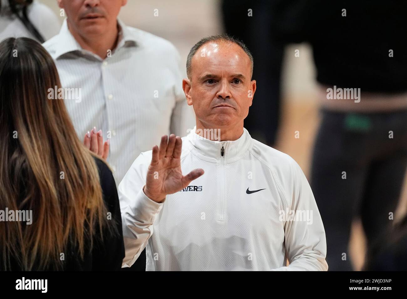 Oregon State head coach Scott Rueck in the second half of an NCAA ...