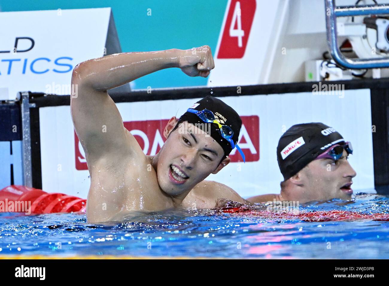 Doha, Qat. 14th Feb, 2024. Tomoru Honda from Japan during World ...