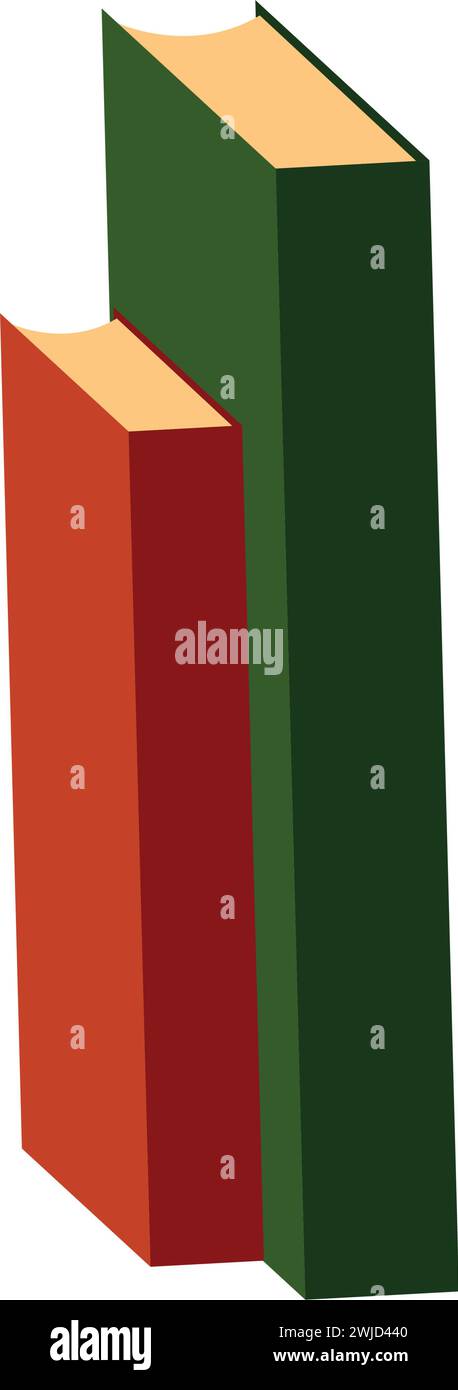 Isolated colored books icon Vector Stock Vector Image & Art - Alamy