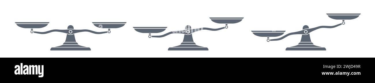 Balance sign. Scale symbol. Isolated background Stock Vector Image ...