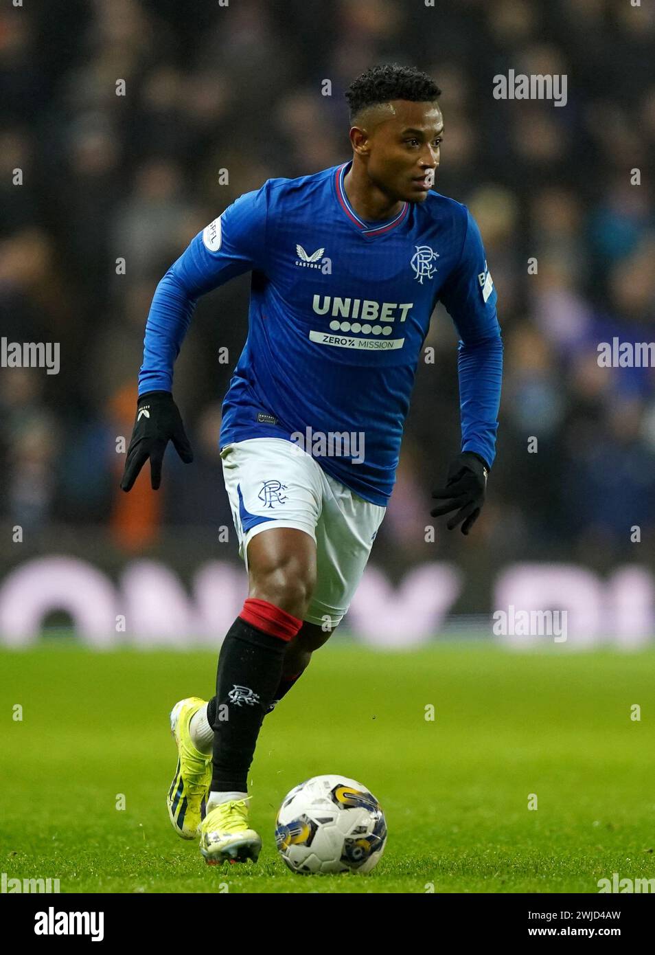 Rangers' Oscar Cortes during the cinch Premiership match at Ibrox ...