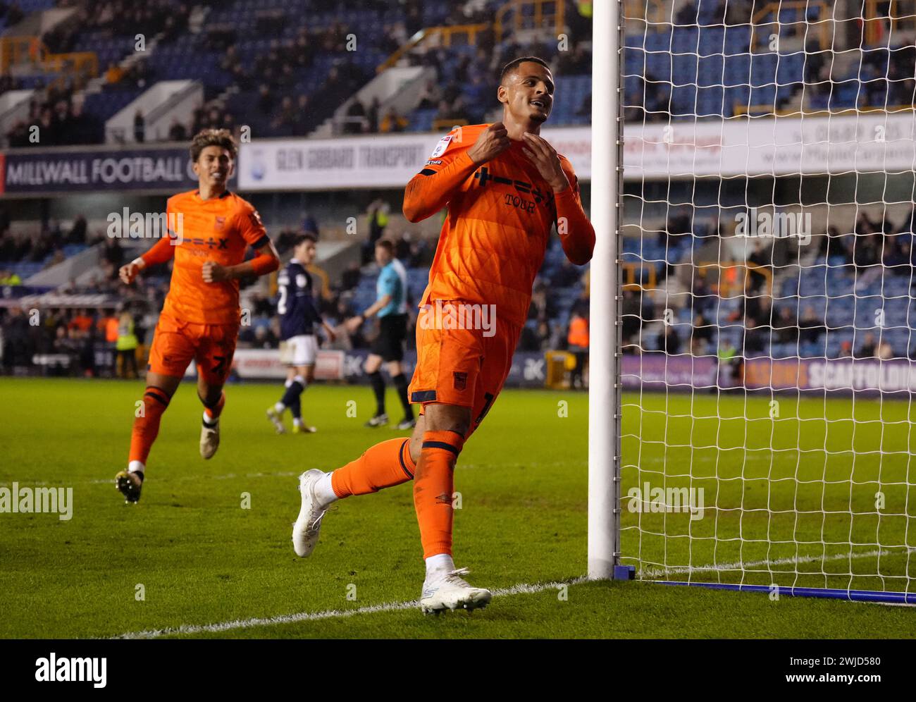 Ipswich Town's Ali Al-Hamadi celebrates scoring their side's fourth ...