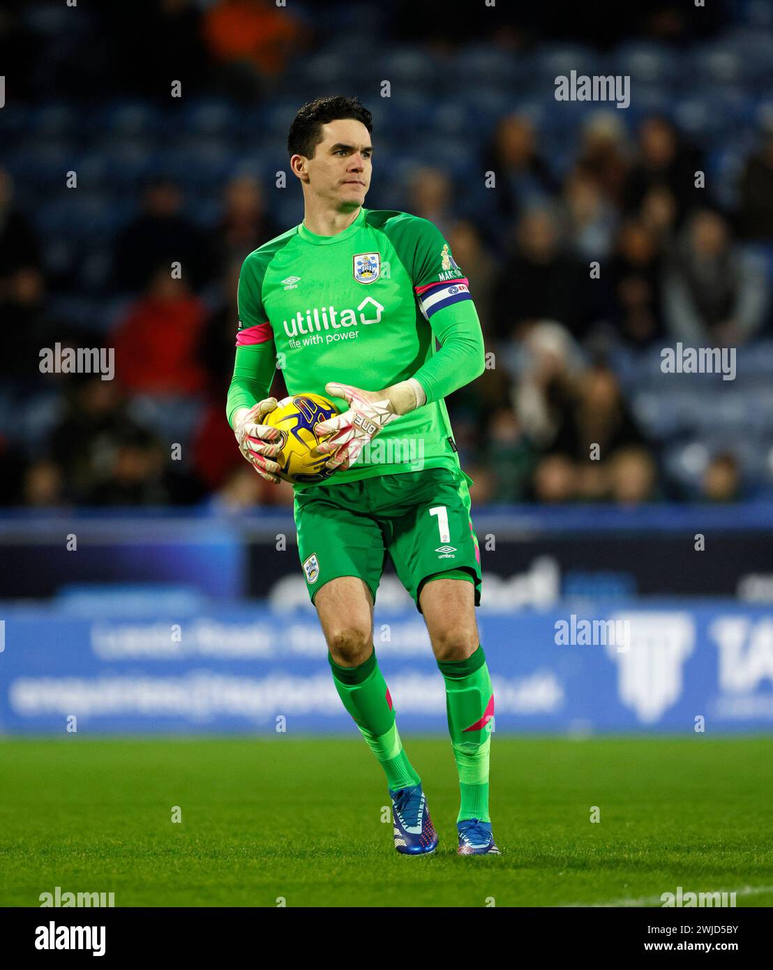 Huddersfield Town goalkeeper Lee Nicholls during the Sky Bet ...