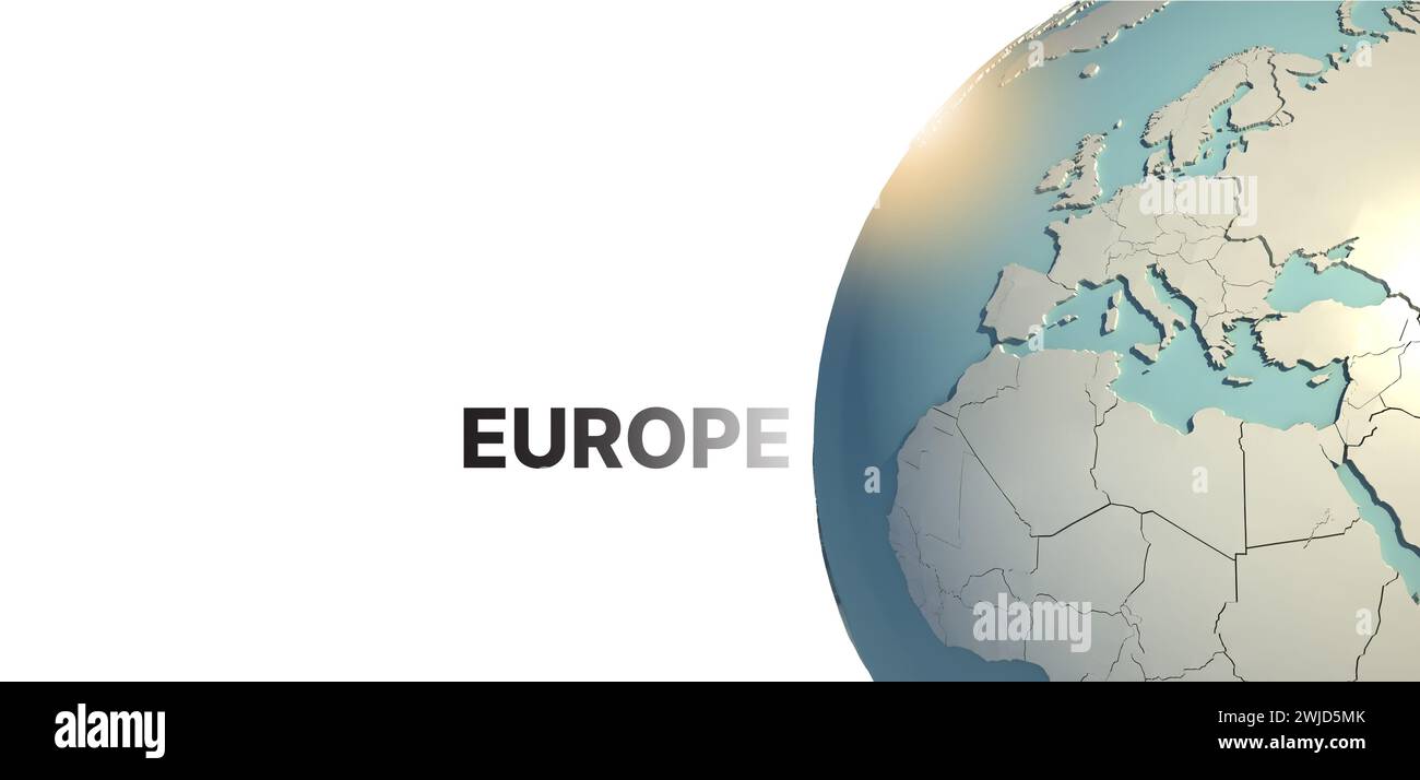 Southern europe map greece portugal hi-res stock photography and images ...