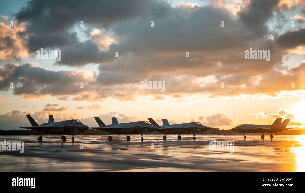 U.S. Marine Corps pilots with Marine Fighter Attack Squadron (VMFA) 542 ...