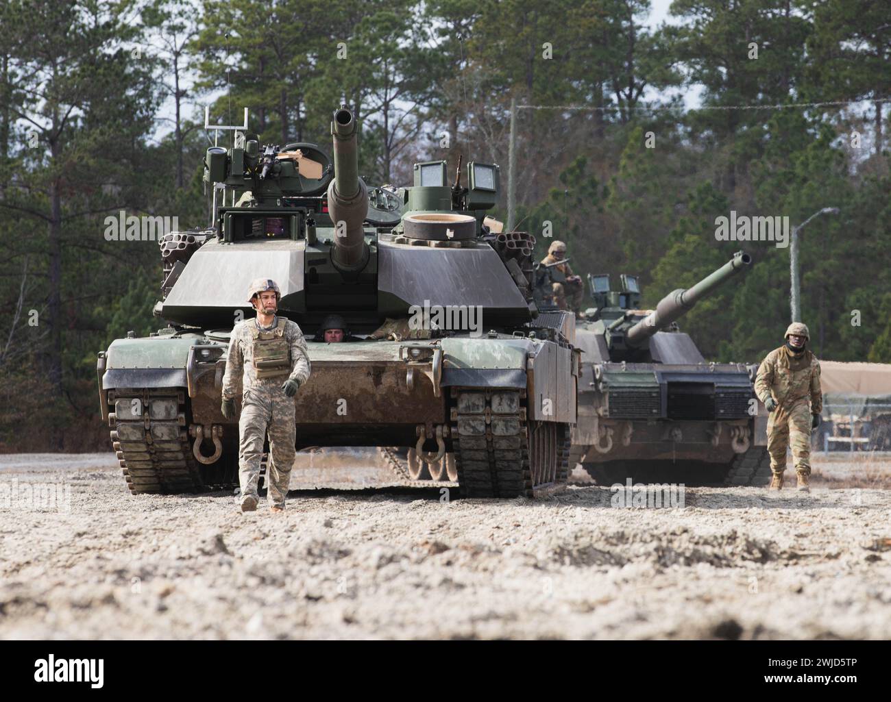 Soldiers with the 1st Battalion, 64th Armor Regiment, 1st Armored ...