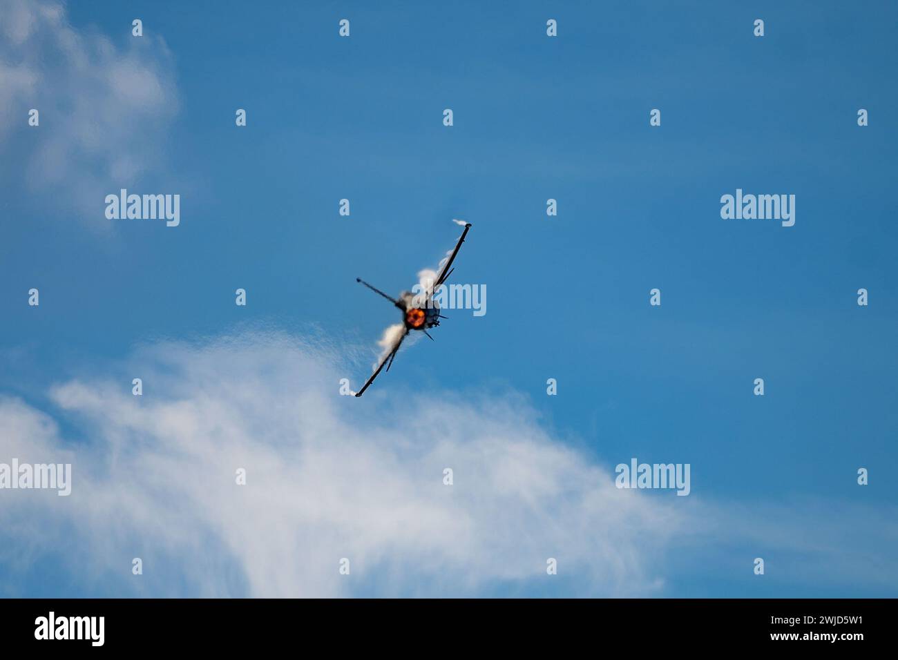 U.S. Air Force Capt. Aimee “Rebel” Fiedler, F-16 Viper Demonstration ...
