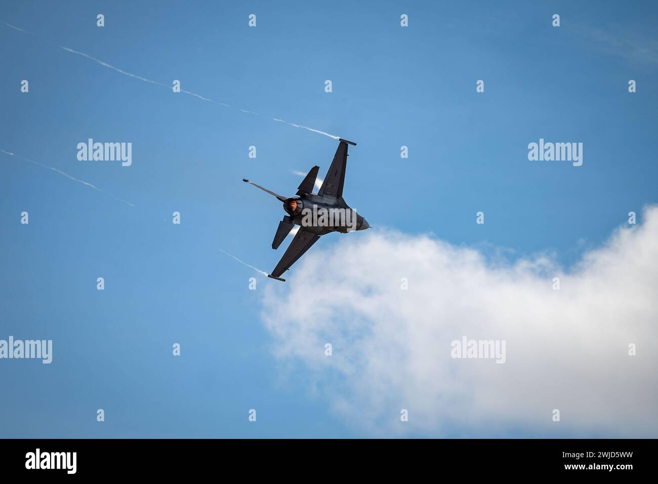 U.S Air Force Capt. Aimee “Rebel” Fiedler, F-16 Viper Demonstration ...