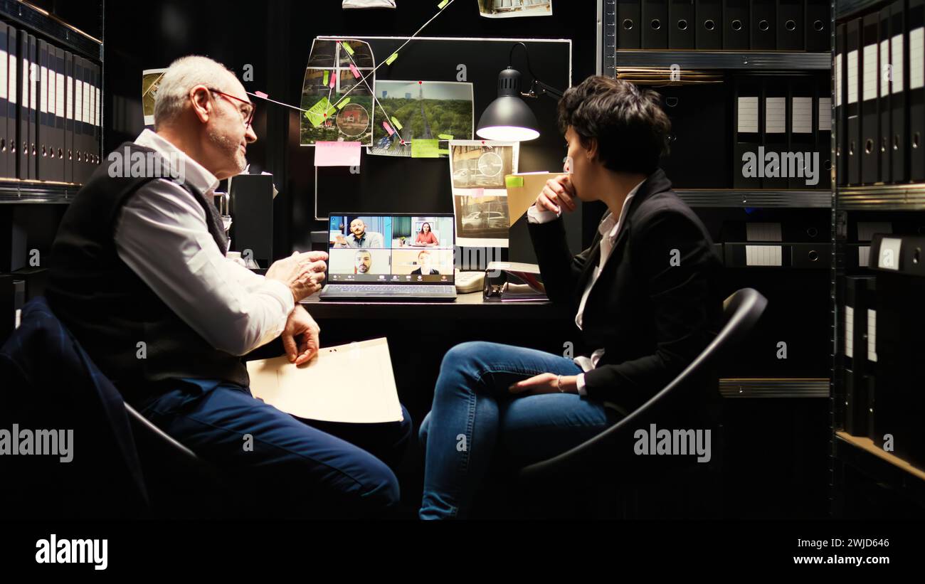 Woman police interview room hi-res stock photography and images - Alamy