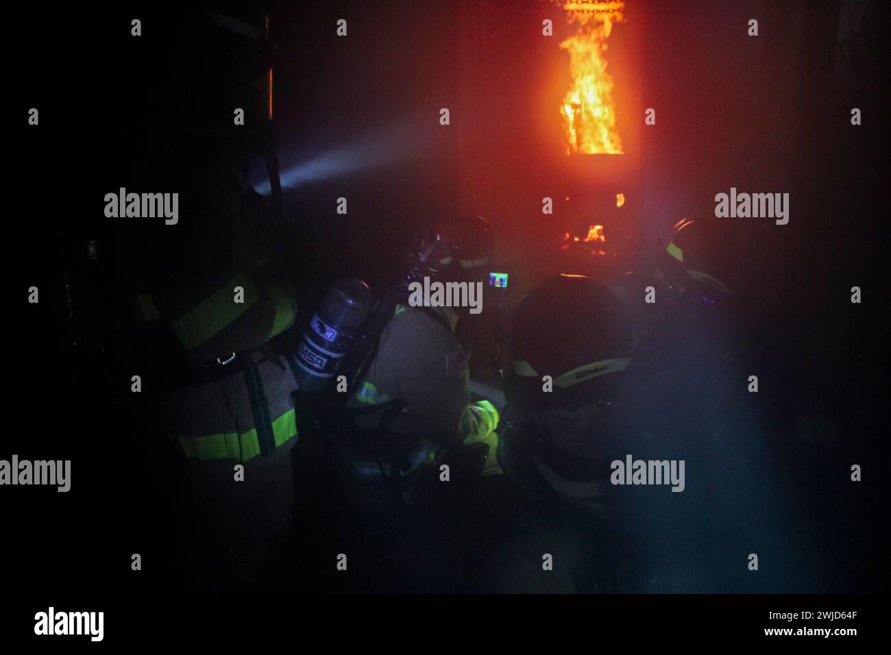 240213-N-AC117-1251 Firefighters assigned to Naval Support Activity ...